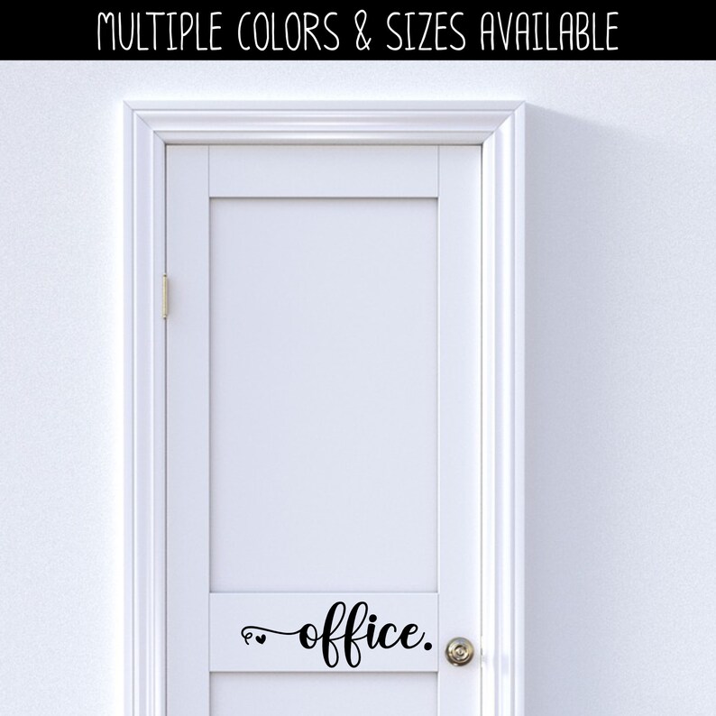 Office Vinyl Decal Office Sticker Office Decal Office - Etsy
