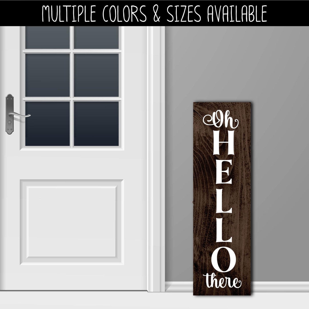 Vertical Oh Hello There Vinyl Decal, Vertical Oh Hello There Sticker ...