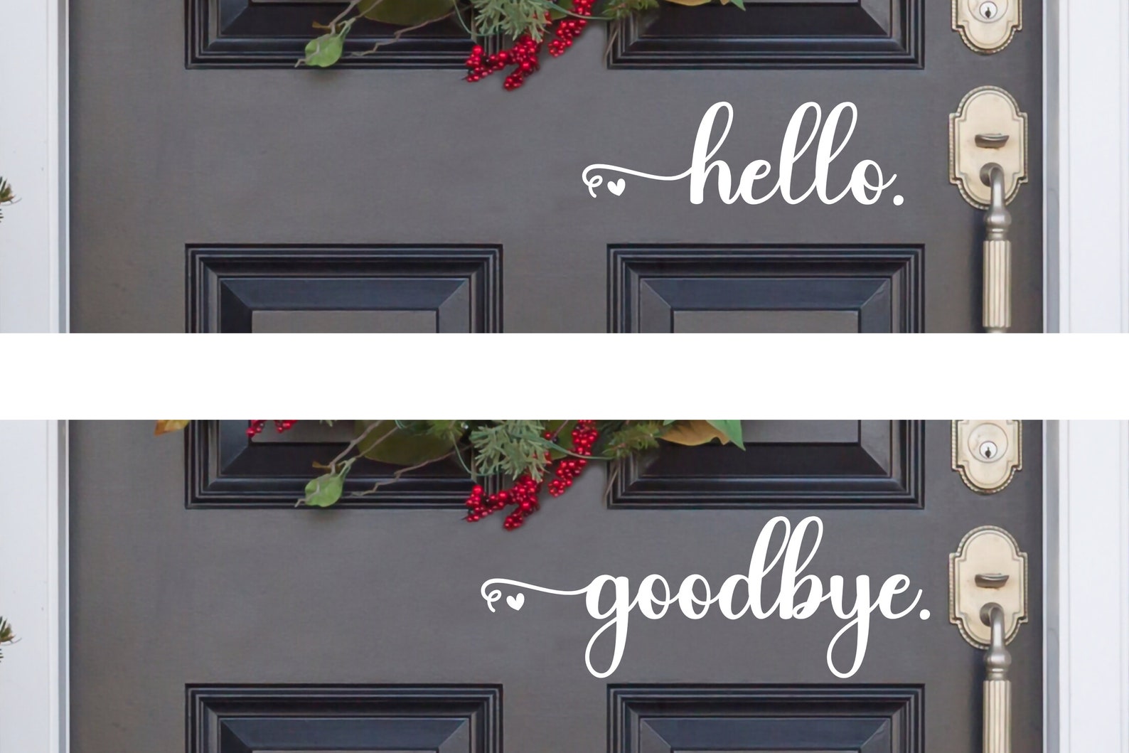 Cursive Hello Heart Vinyl Decal Hello Vinyl Sticker Hello - Etsy