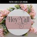 Ornamental Hey Y'all Decal - Ornamental Hey Y'all Vinyl Sticker - Hey Y ...