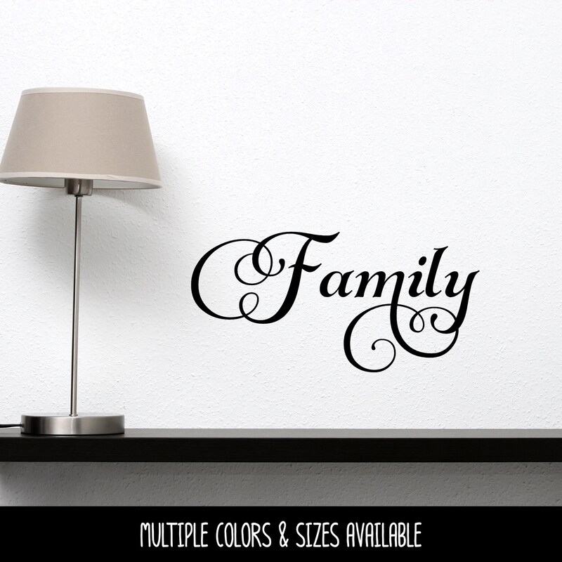 Family Wall Sticker - Etsy