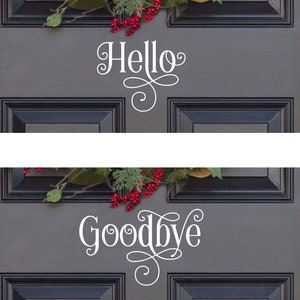 Ornamental Hello Vinyl Decal Hello Vinyl Sticker Hello | Etsy