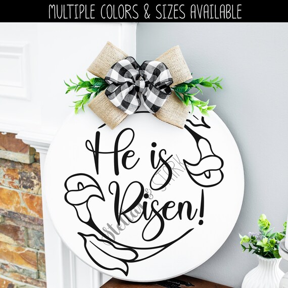 He is Risen Decal He is Risen Sticker Easter Decal - Etsy