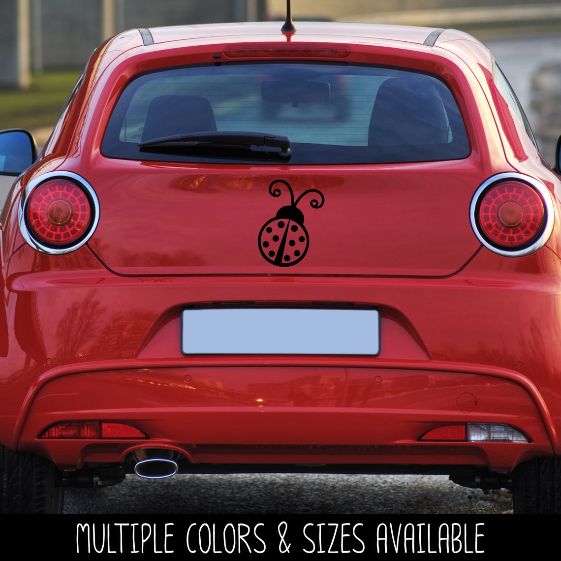 Lady Bug Vinyl Decal Lady Bug Decal Lady Bug Car Decal - Etsy
