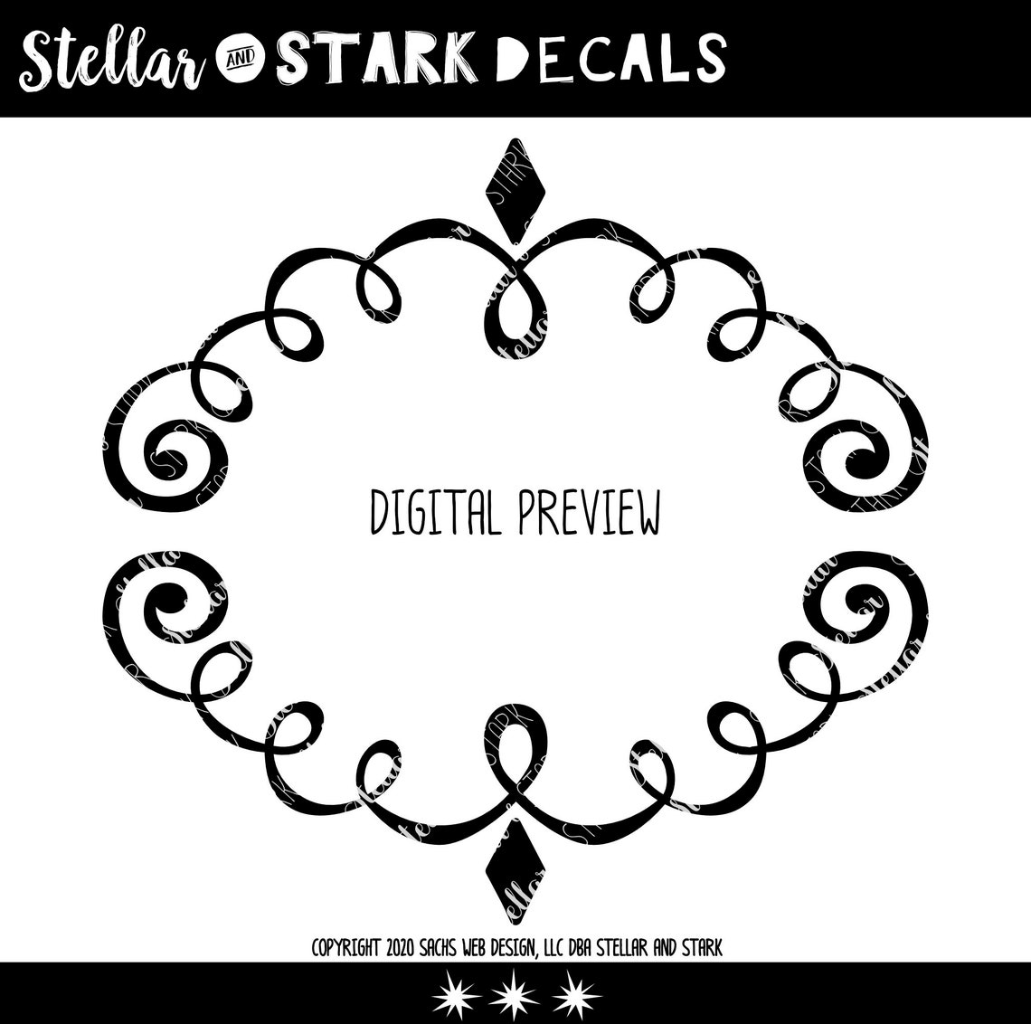 Vertical Diamond Swirls Welcome Vinyl Decal - Vertical Welcome Vinyl ...