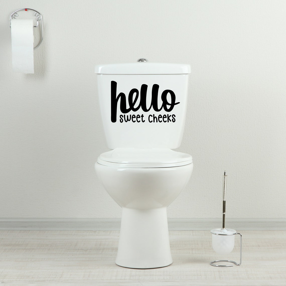 Cute Hello Sweet Cheeks Vinyl Decal - Hello Sweet Cheeks Sticker ...