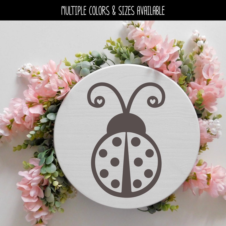 Lady Bug Vinyl Decal Lady Bug Decal Lady Bug Car Decal - Etsy