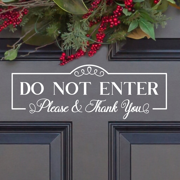 Do Not Enter - Etsy