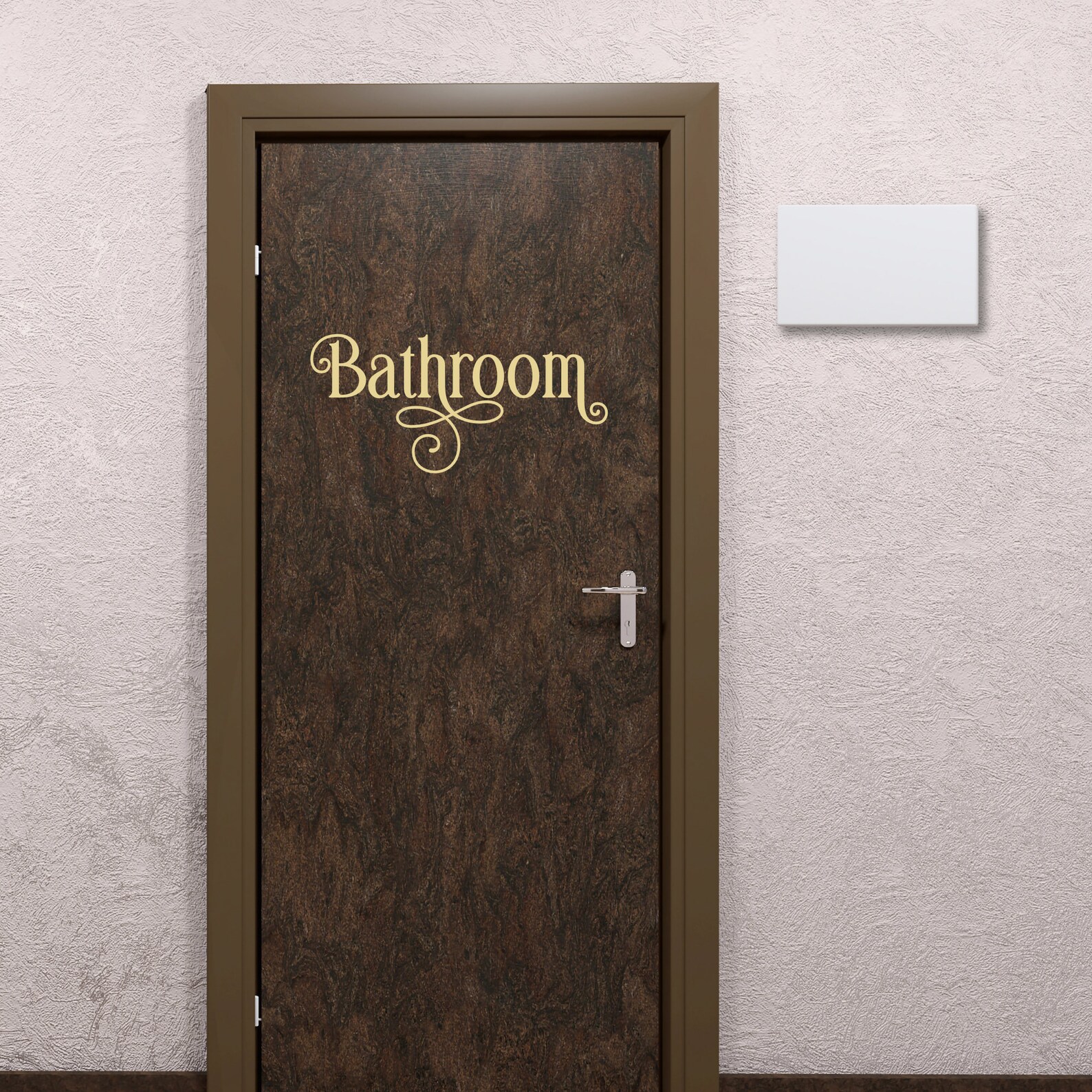 Ornamental Bathroom Vinyl Decal Bathroom Sticker Bathroom - Etsy