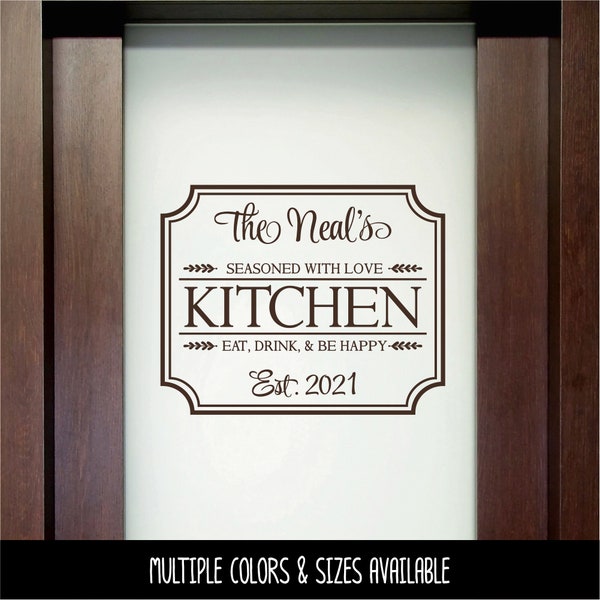 Kitchen Decal - Etsy