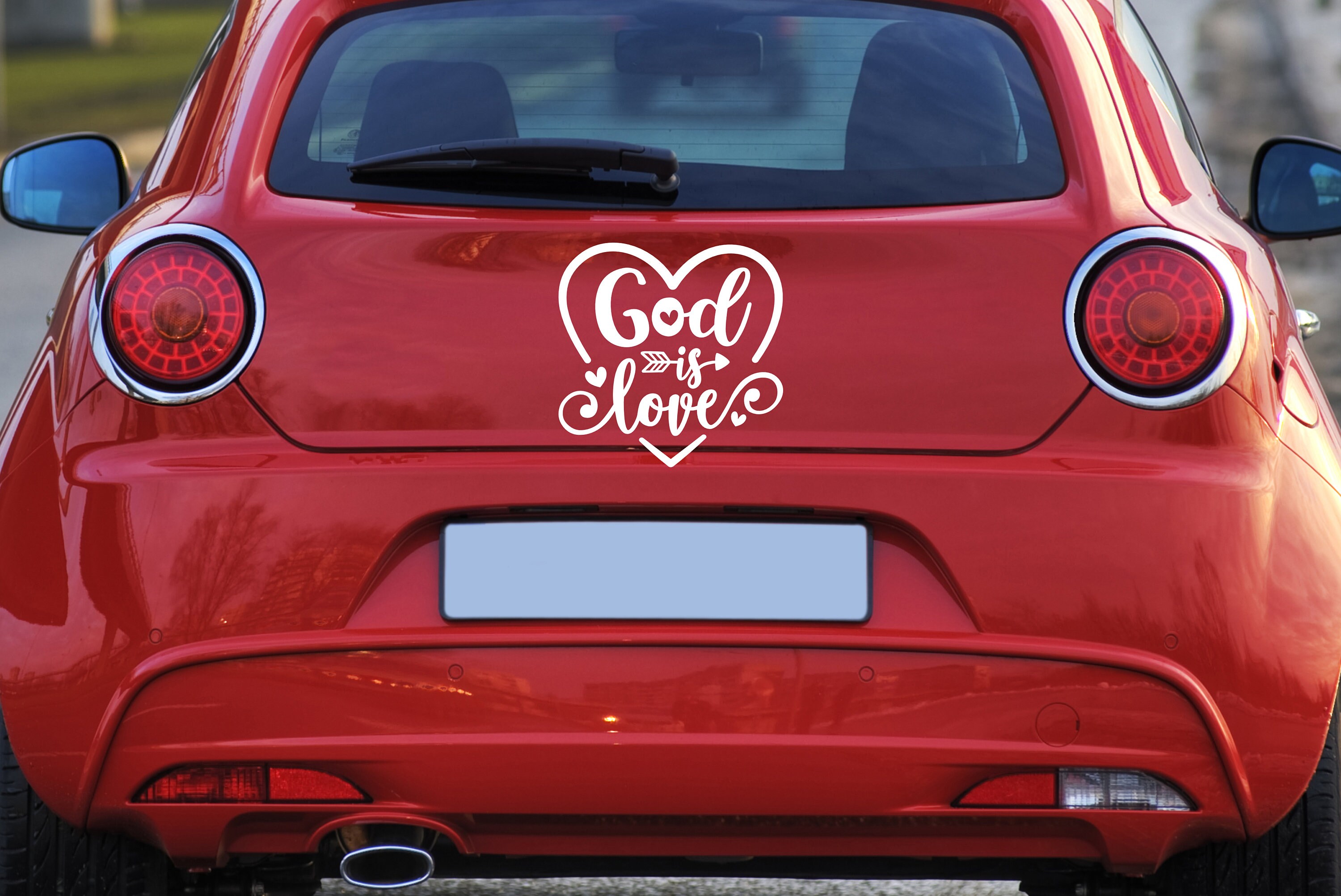 God is Love Heart Vinyl Decal God is Love Heart Sticker | Etsy