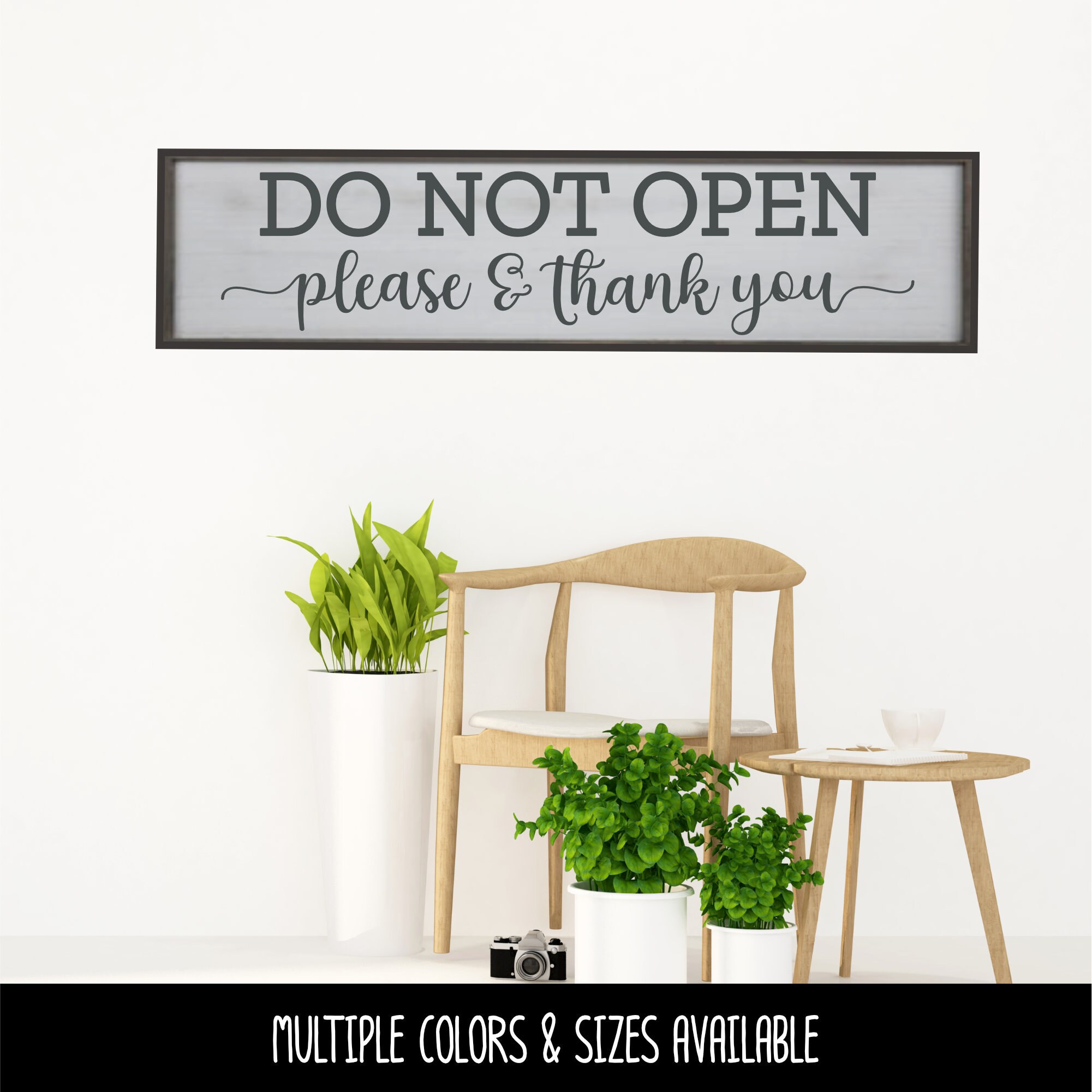 Do Not Open Please & Thank You Decal - Do Not Open Sticker - Do Not ...