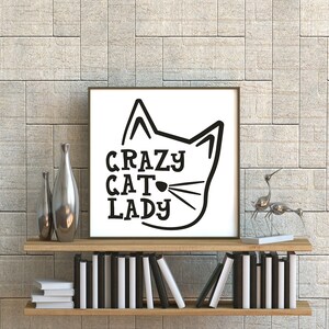 Crazy Cat Lady Vinyl Decal - Cat Decal - Crazy Cat Lady Car Decal ...