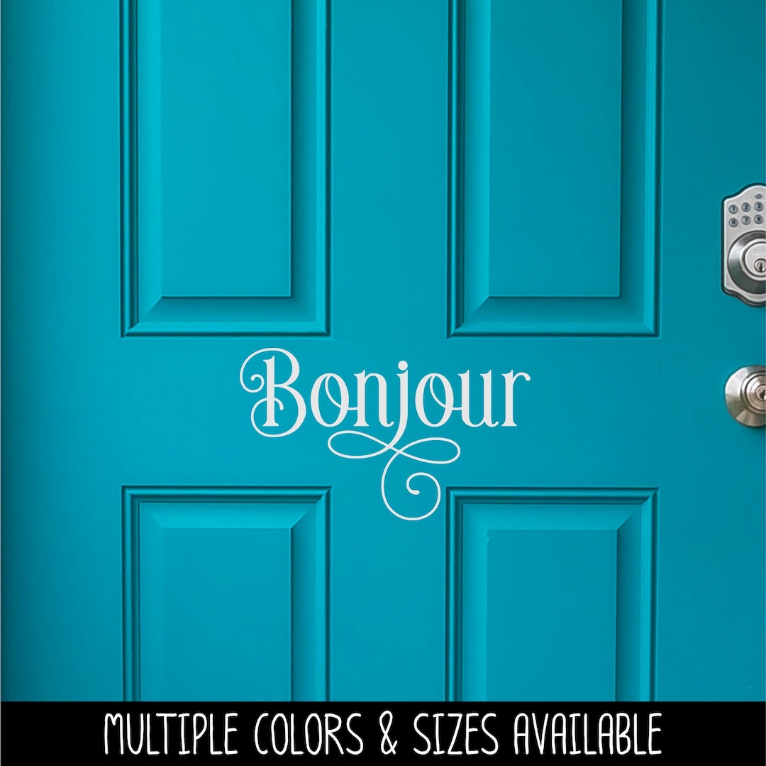 Ornamental Bonjour Decal - Ornamental Bonjour Vinyl Sticker - Bonjour ...