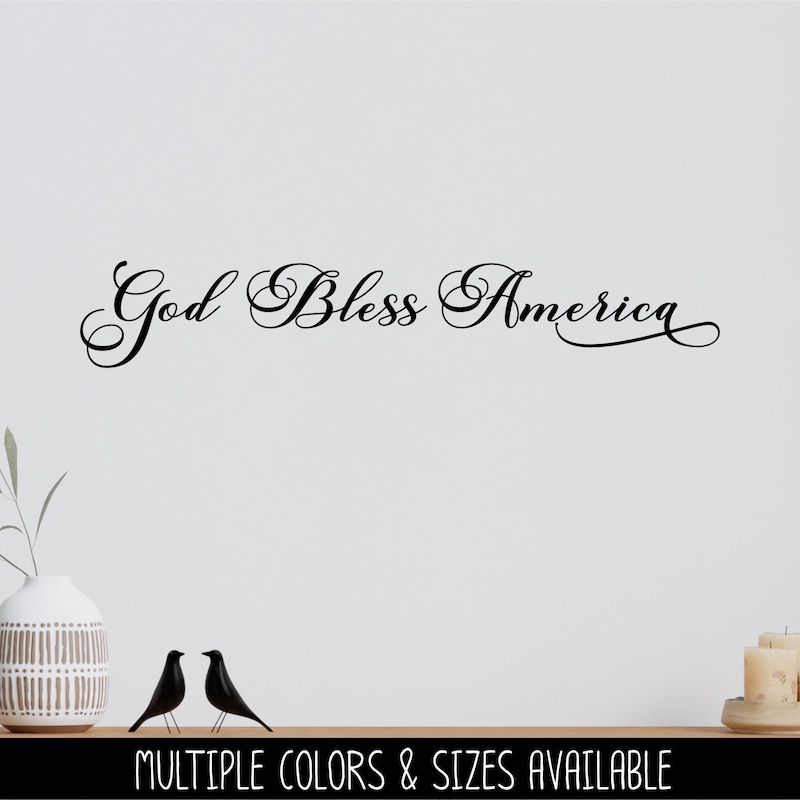 God Bless America Sign - Etsy