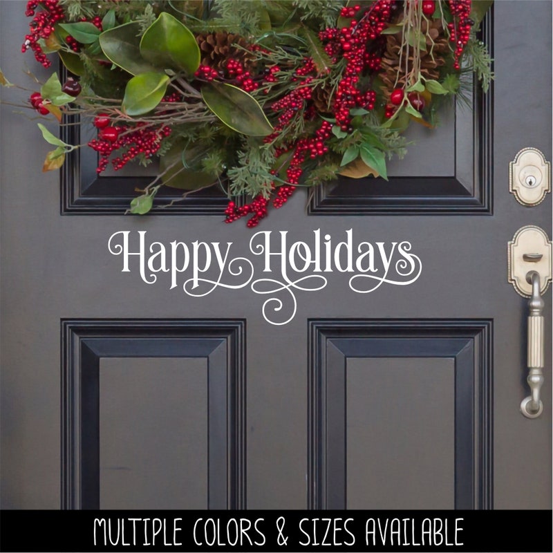 Happy Holidays Stickers - Etsy