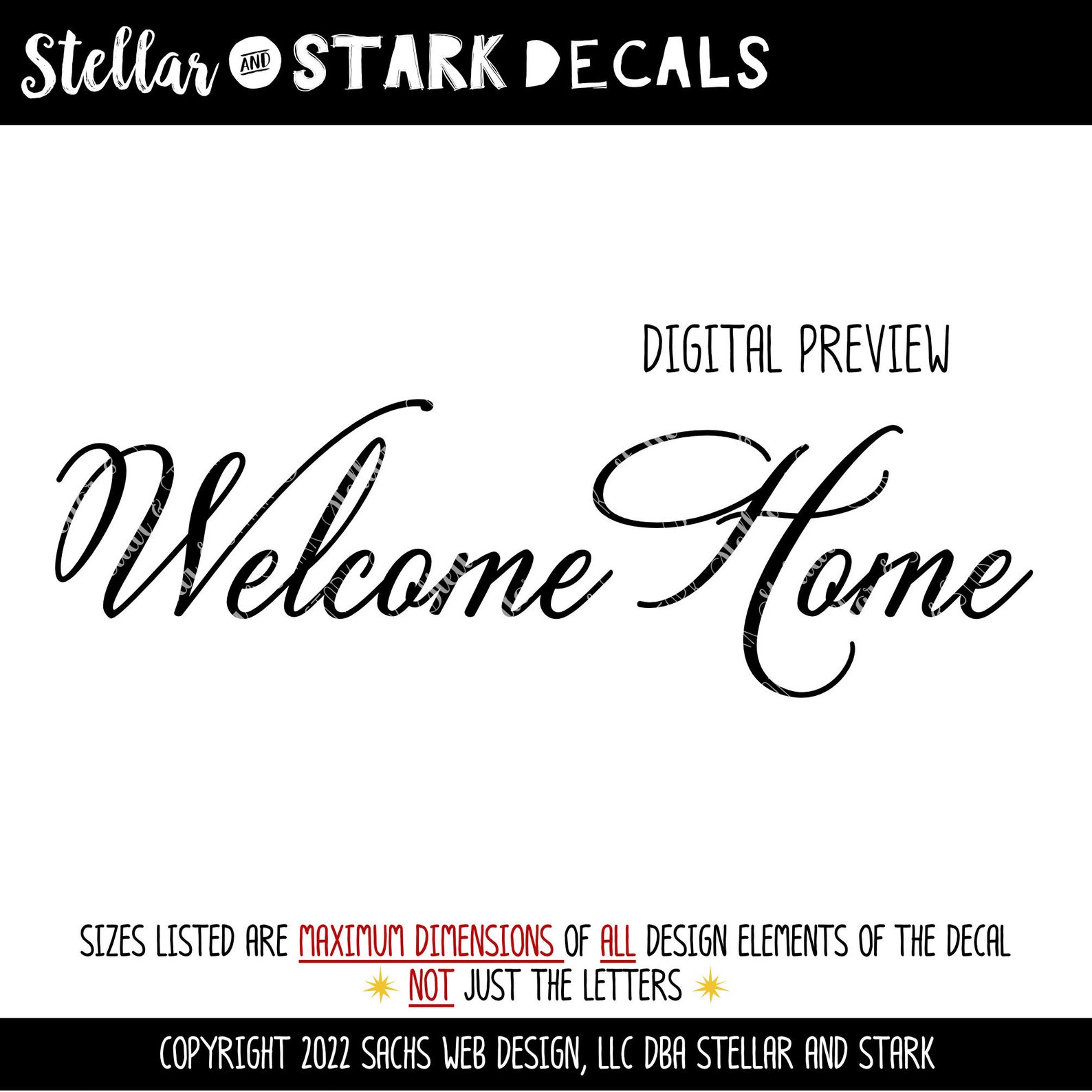 Welcome Home Vinyl Decal Welcome Home Sticker Welcome Home - Etsy