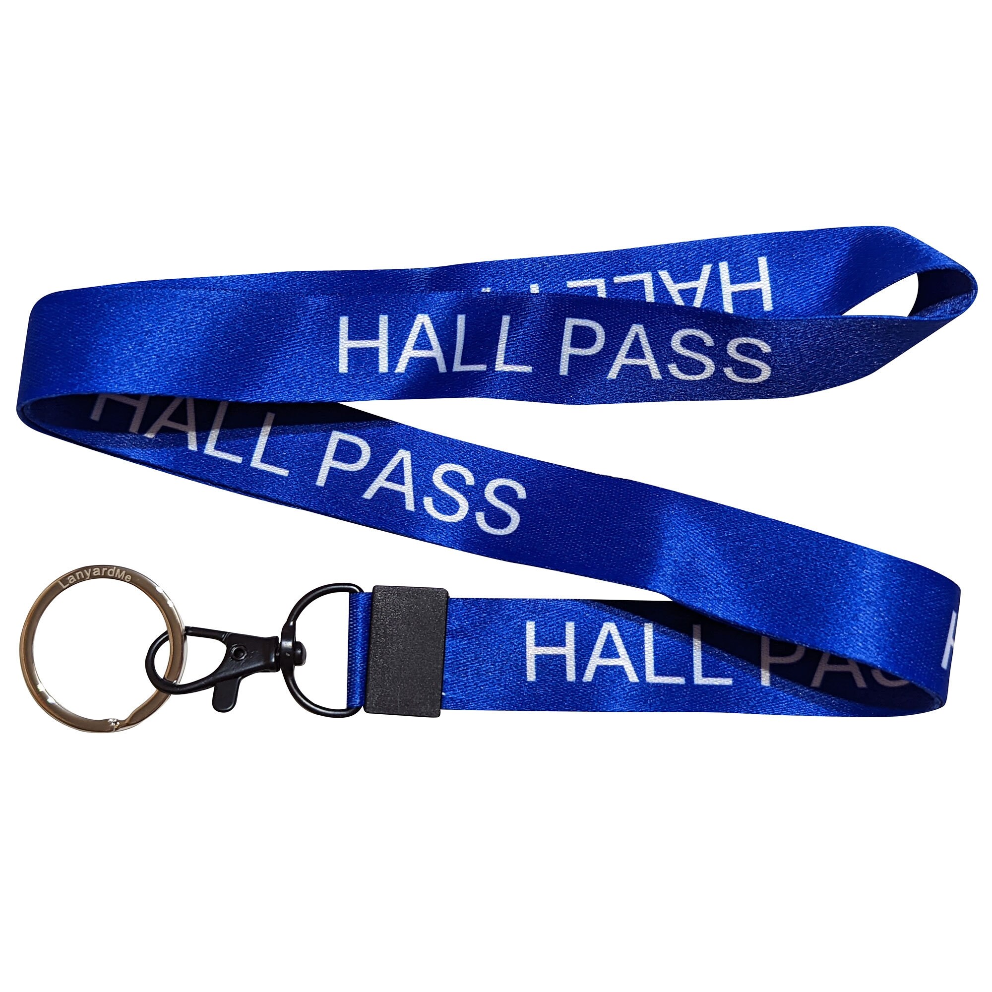 Hall Pass School Classroom Blue Keychain Lanyard - Etsy