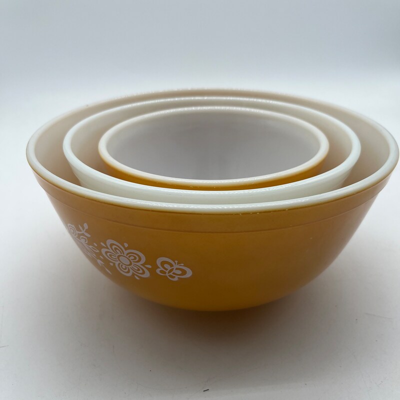 Gold Mixing Bowls - Etsy
