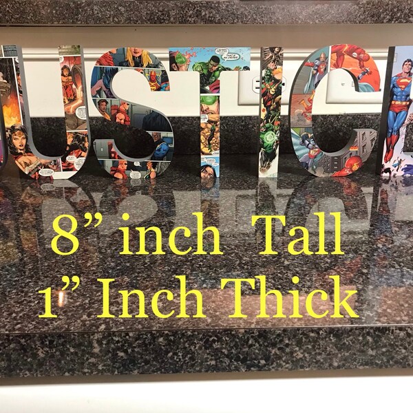 Comic Book Letters - Etsy