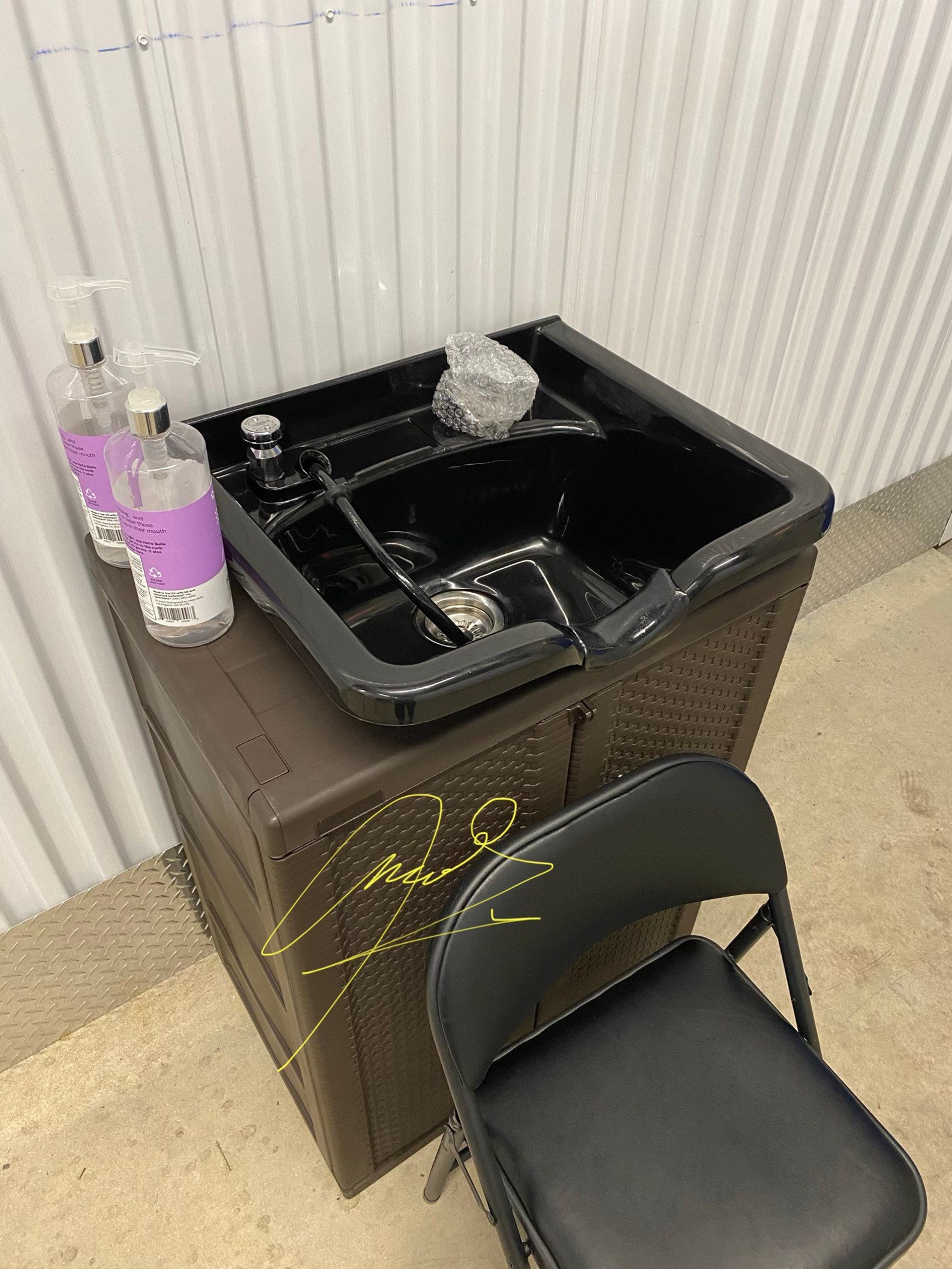 Backwash Shampoo Bowl Sink Beauty Spa Salon Equipment Portable - Etsy