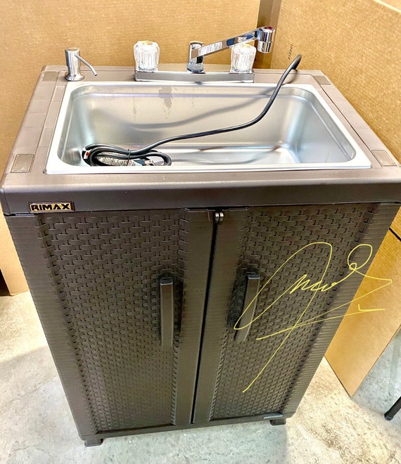 Portable Sink Mobile Handwash Sink Self Contained Cold and Hot | Etsy