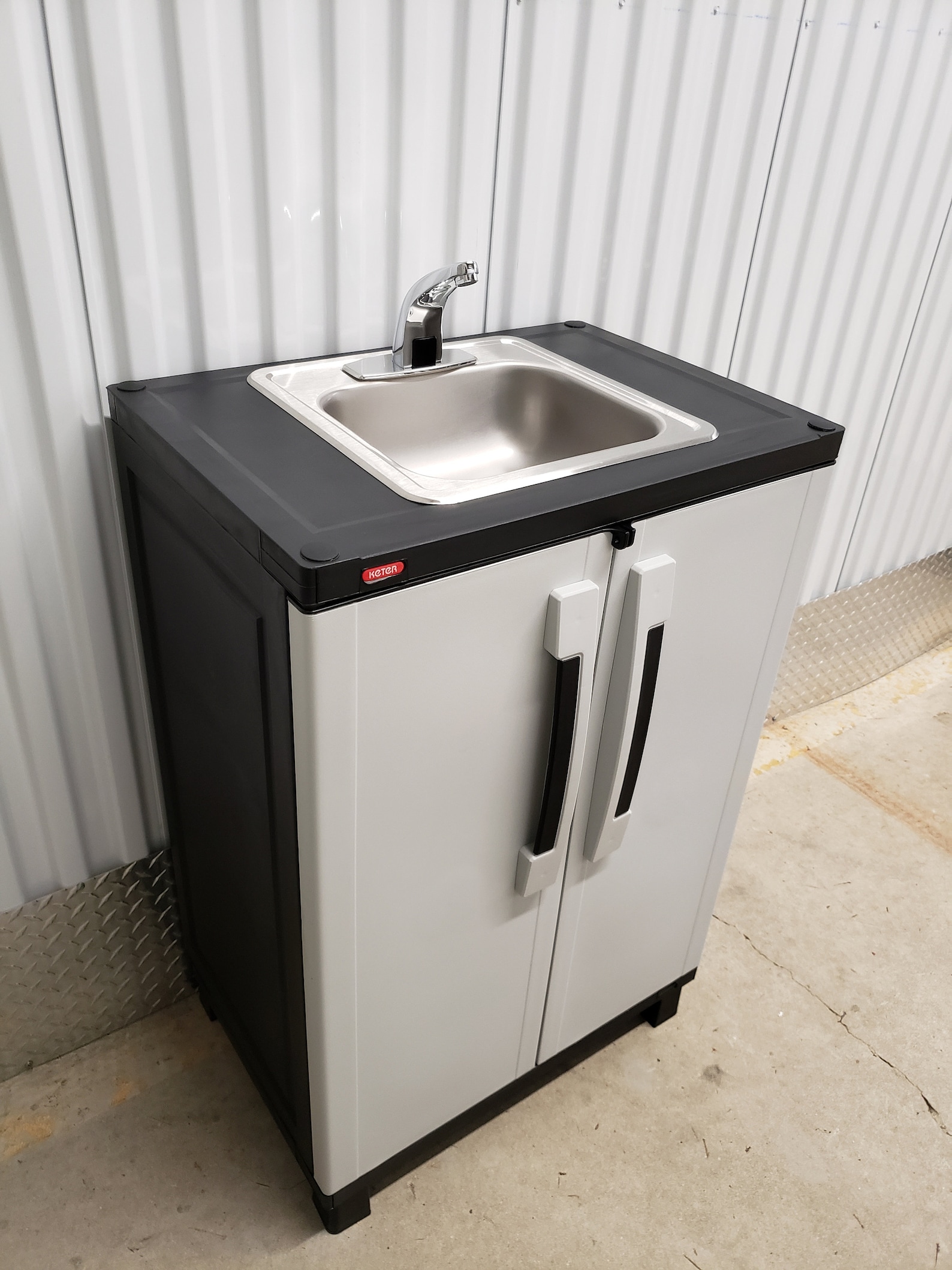 Portable Sink NSF Self Contained Hot & Cold Water With Automatic Sensor ...