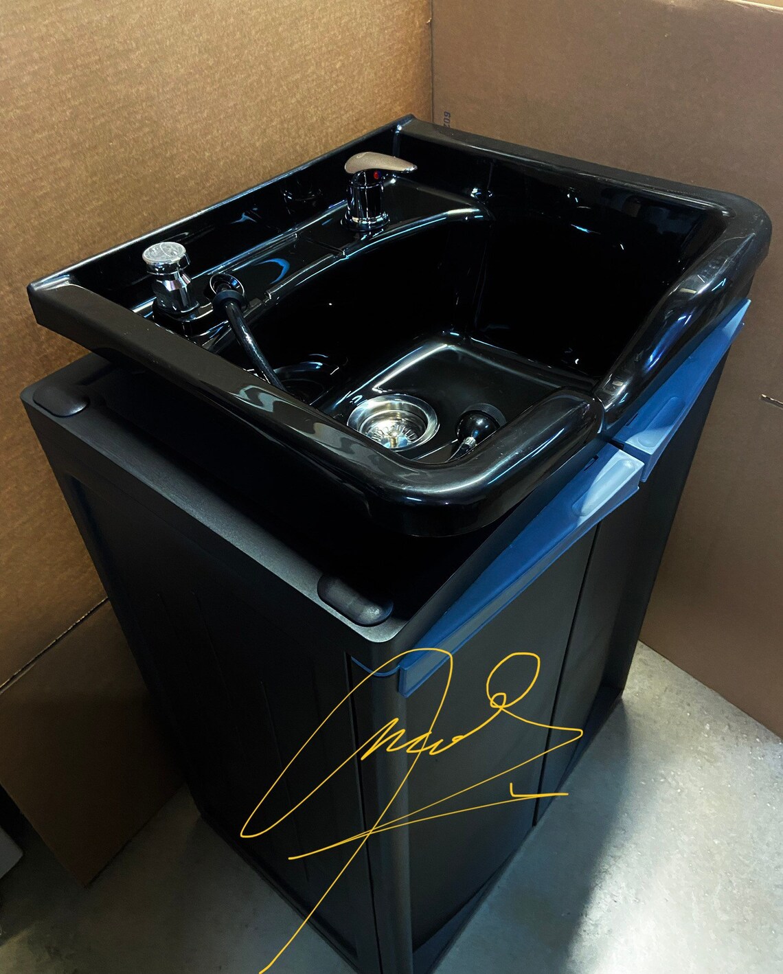 Backwash Shampoo Bowl Sink Beauty Spa Salon Equipment Portable - Etsy