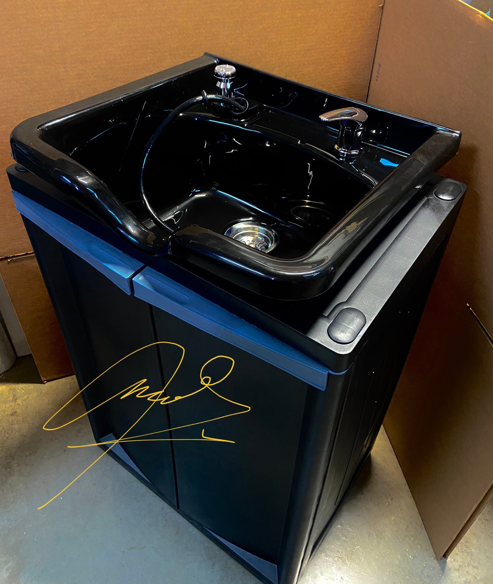 Backwash Shampoo Bowl Sink Beauty Spa Salon Equipment Portable - Etsy UK