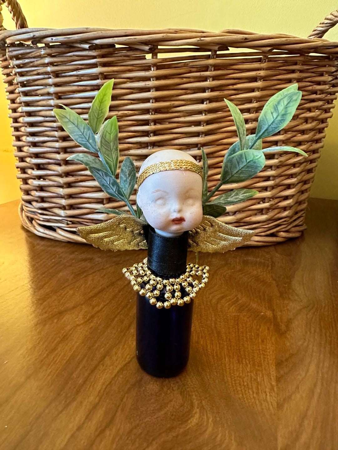 Porcelain Angel Doll Head Figurine Assemblage Art OOAK - Etsy