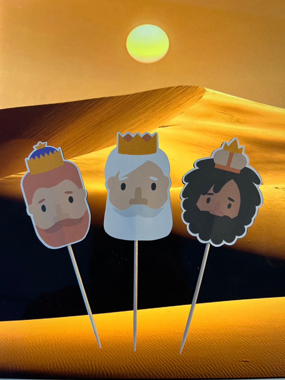 Three Kings Men Toppers / Three Kings Men Confetti / Reyes Magos - Etsy