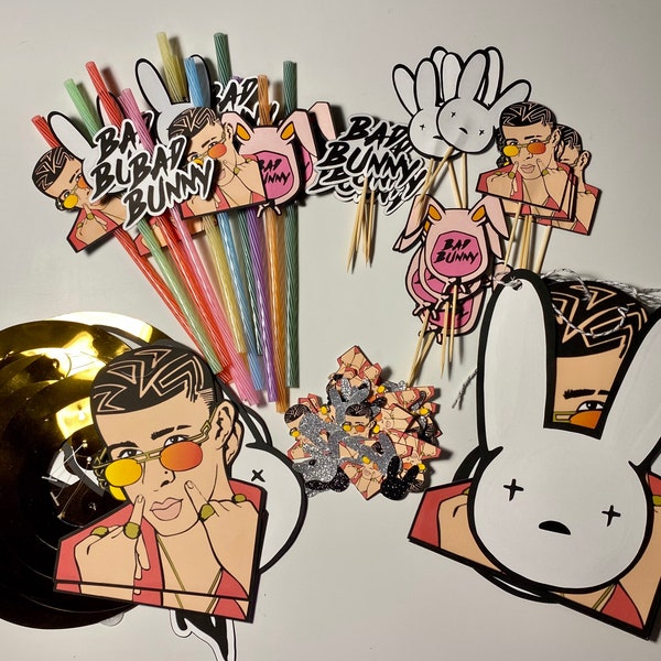 Bad Bunny Party Decorations - Etsy