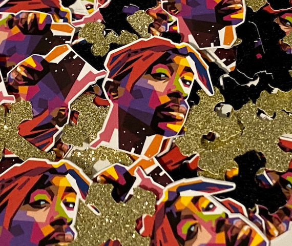 Tupac Confetti Party Decor 90s Rap/hip Hop | Etsy