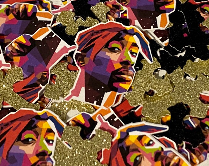 Tupac Confetti - Party Decor - 90’s - Rap/hip Hop - Etsy
