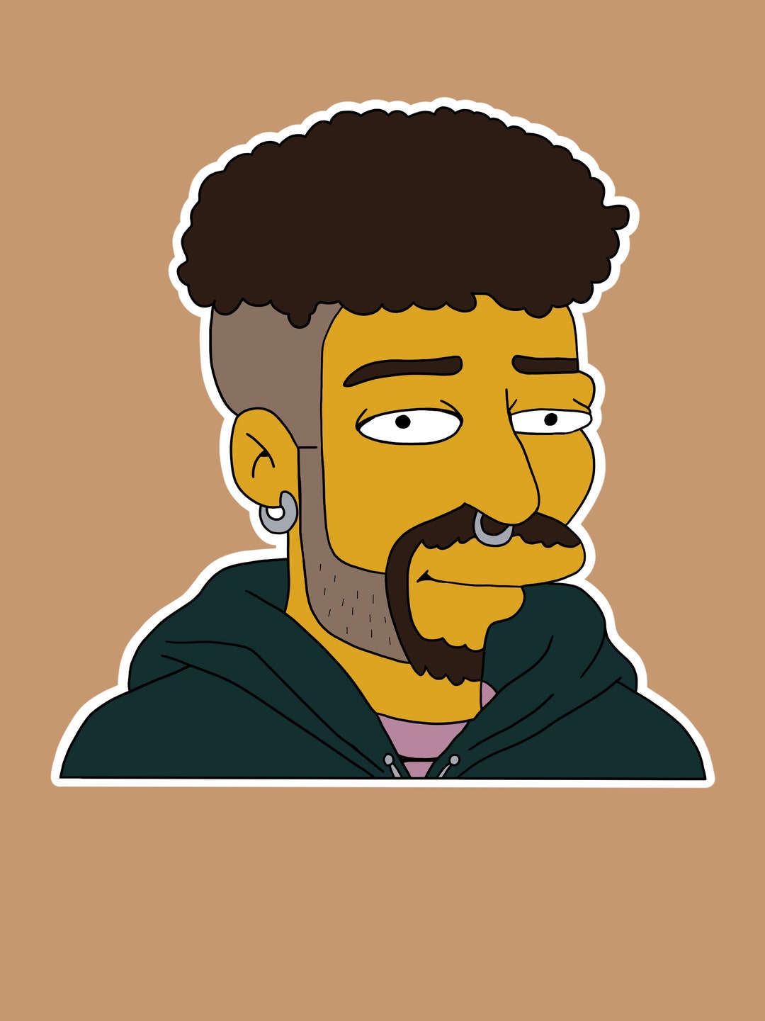 Bad Bunny Simpson PNG, Cartoon Bad Bunny PNG, Digital, Bad Bunny, PNG ...