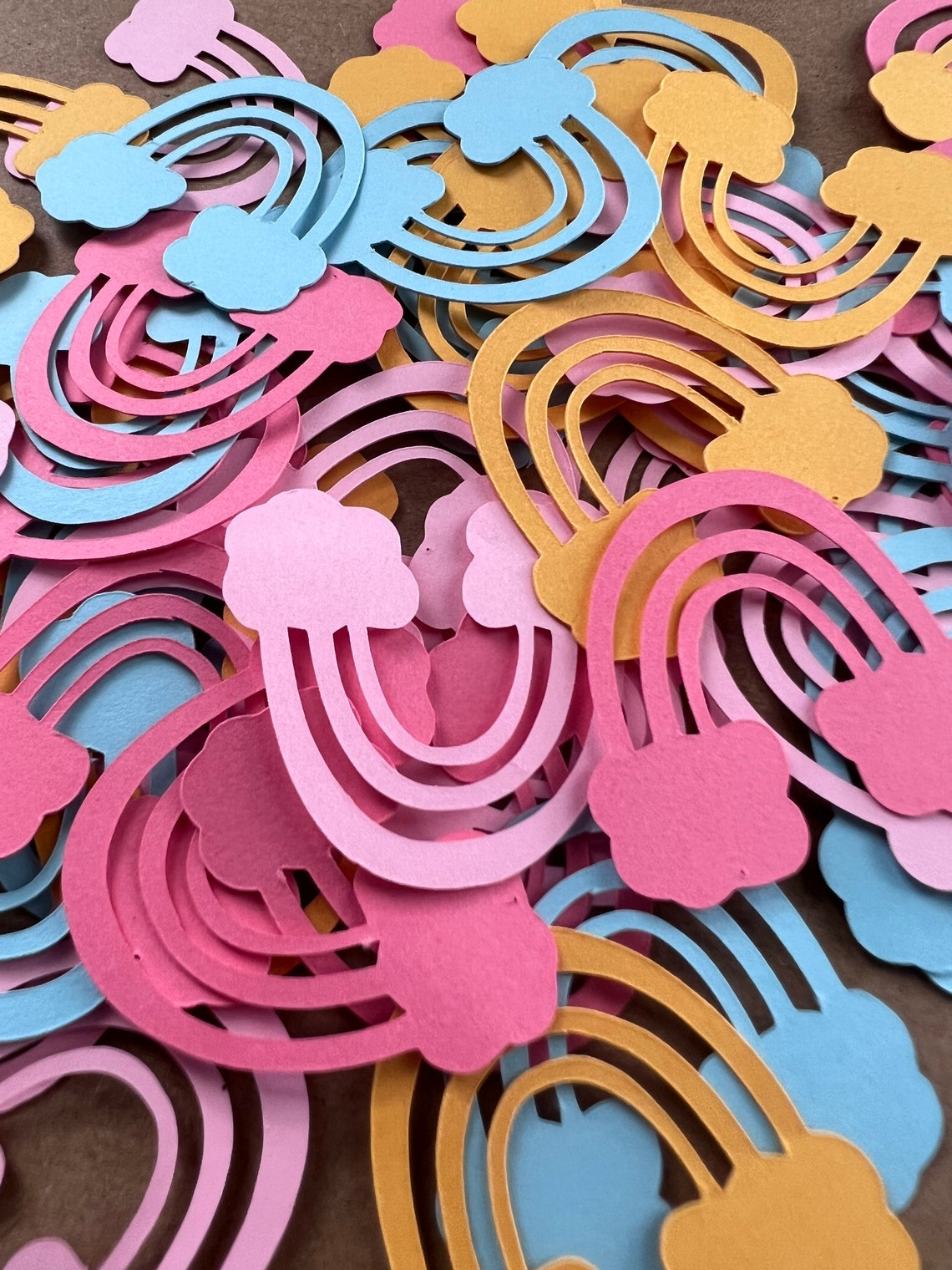 Rainbow Confetti/ Boho Confetti/ Birthday Confetti/ Baby Shower/ Party ...