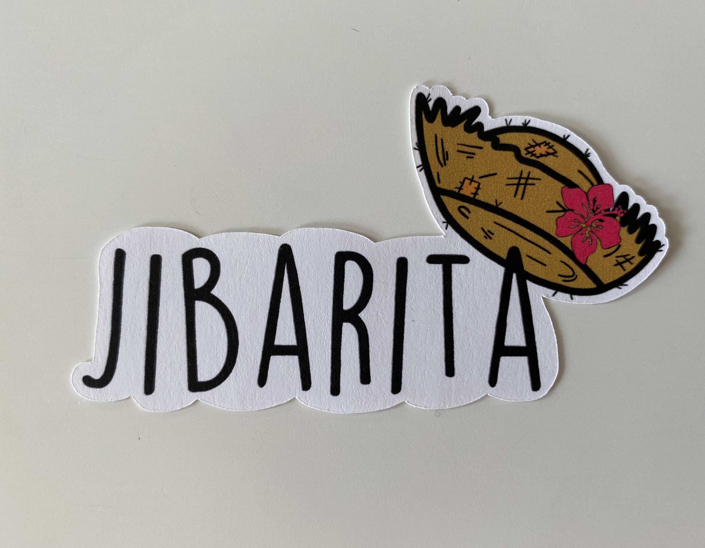 Jibarita/jibarito Puerto Rico pava Hat Matte Sticker or - Etsy