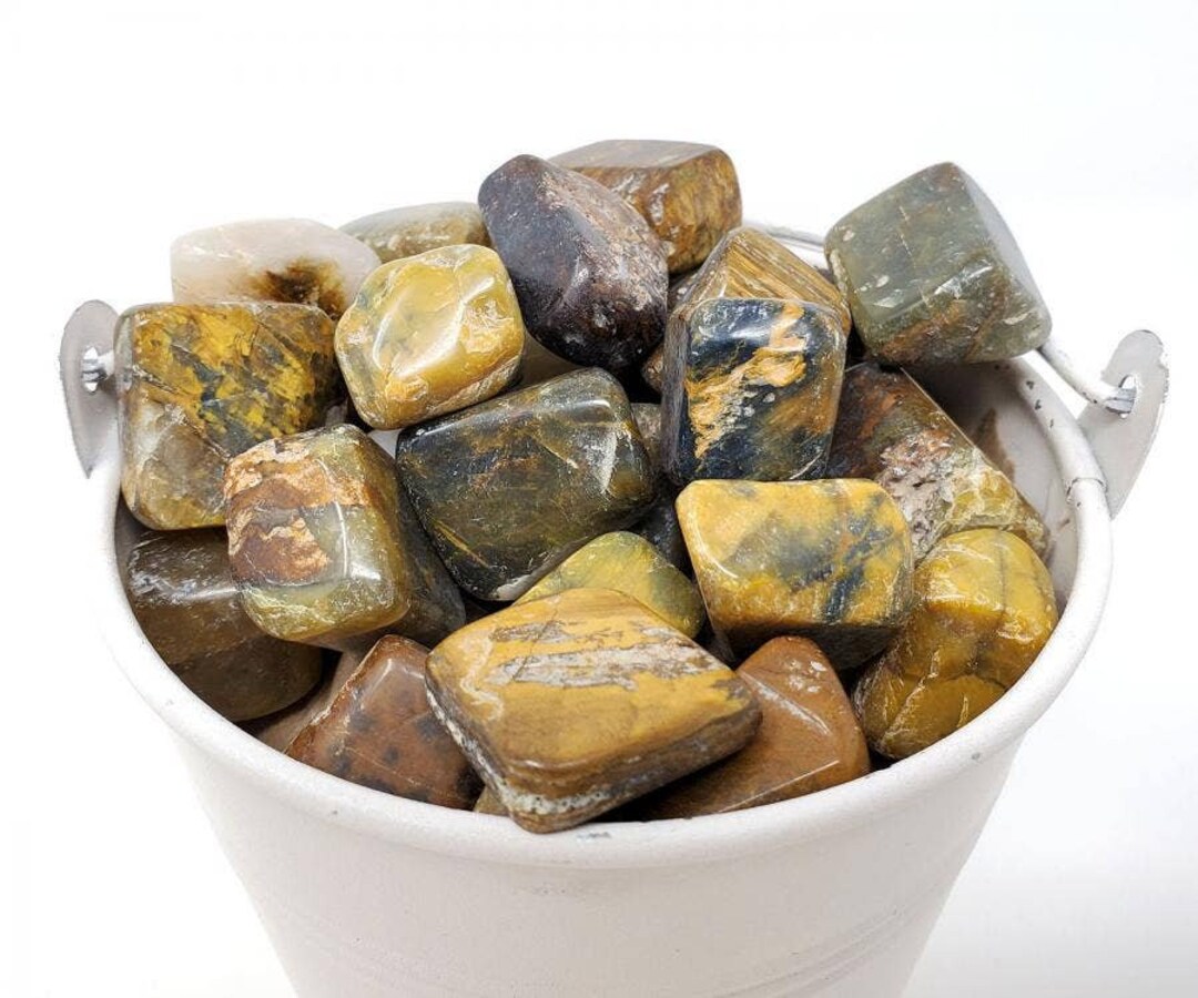 NELLITE honey Gemstone Tumbled Stone 1 Lb - Etsy