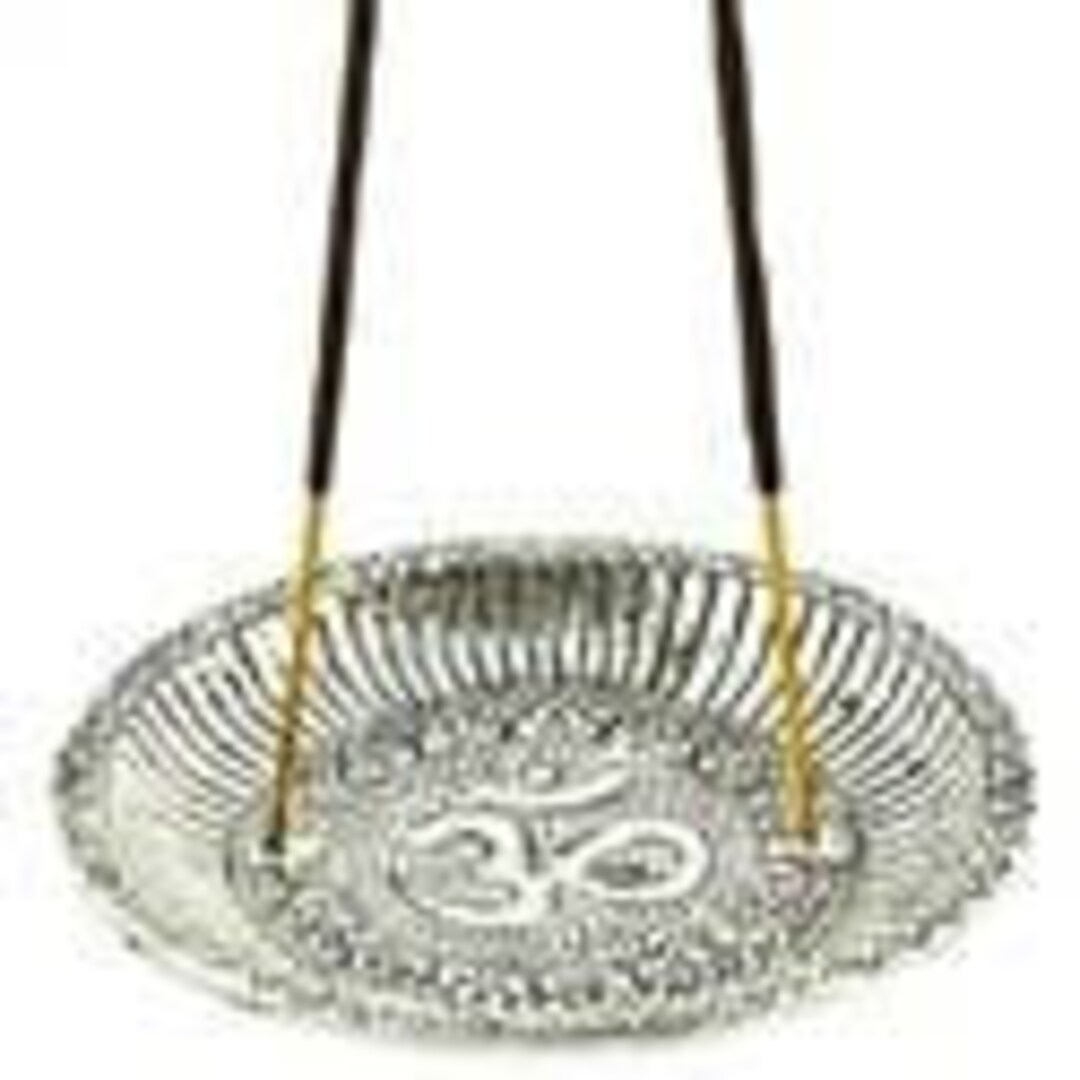 Om Symbol Carved Incense Stick Burner 4.5d - Etsy