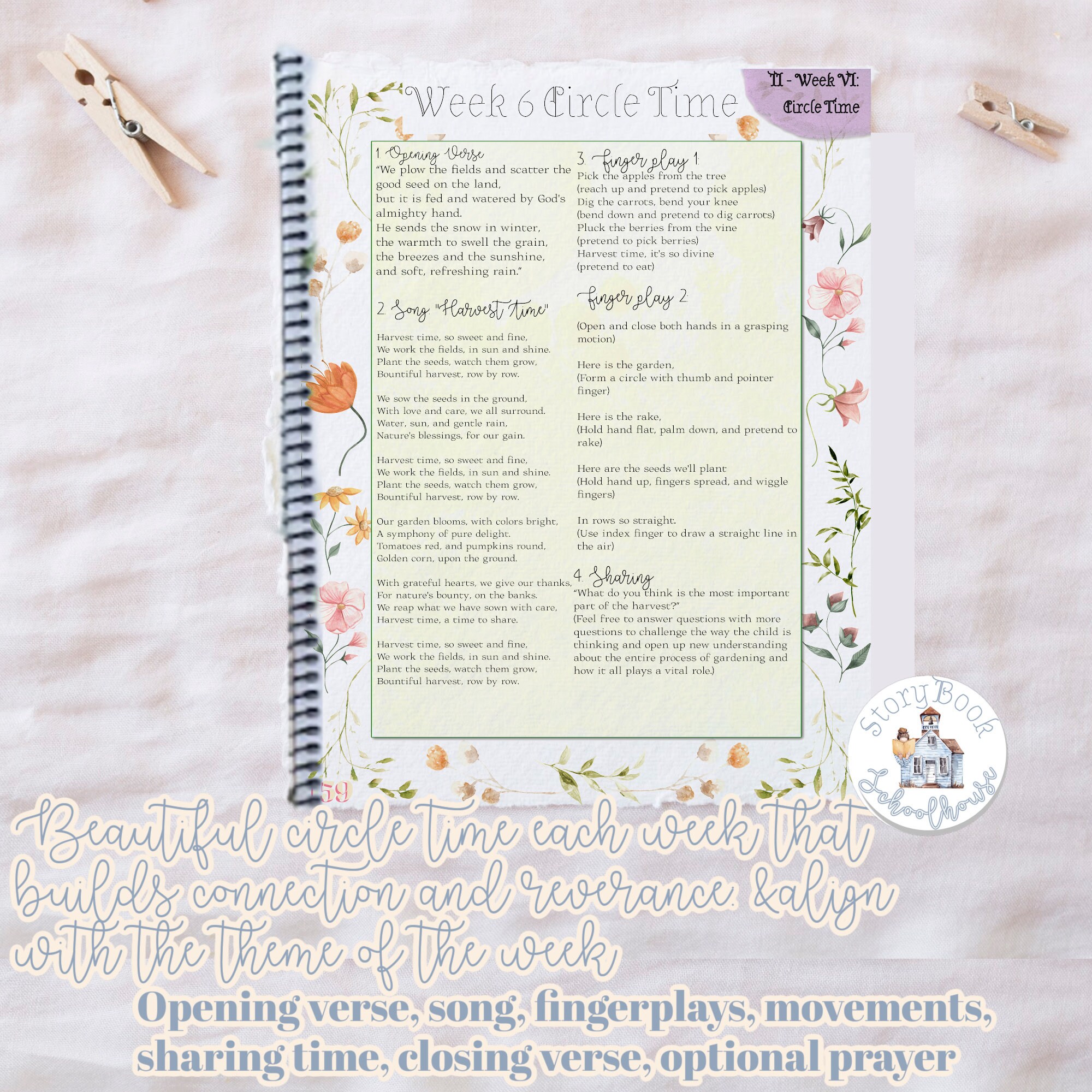 Waldorf 200 Page Homeschool Science Curriculum GARDENING 6 Week Scripted Main Lesson Block for ...