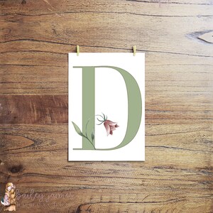 Fairies & Flowers Watercolor Alphabet Posters | Flashcards for ...