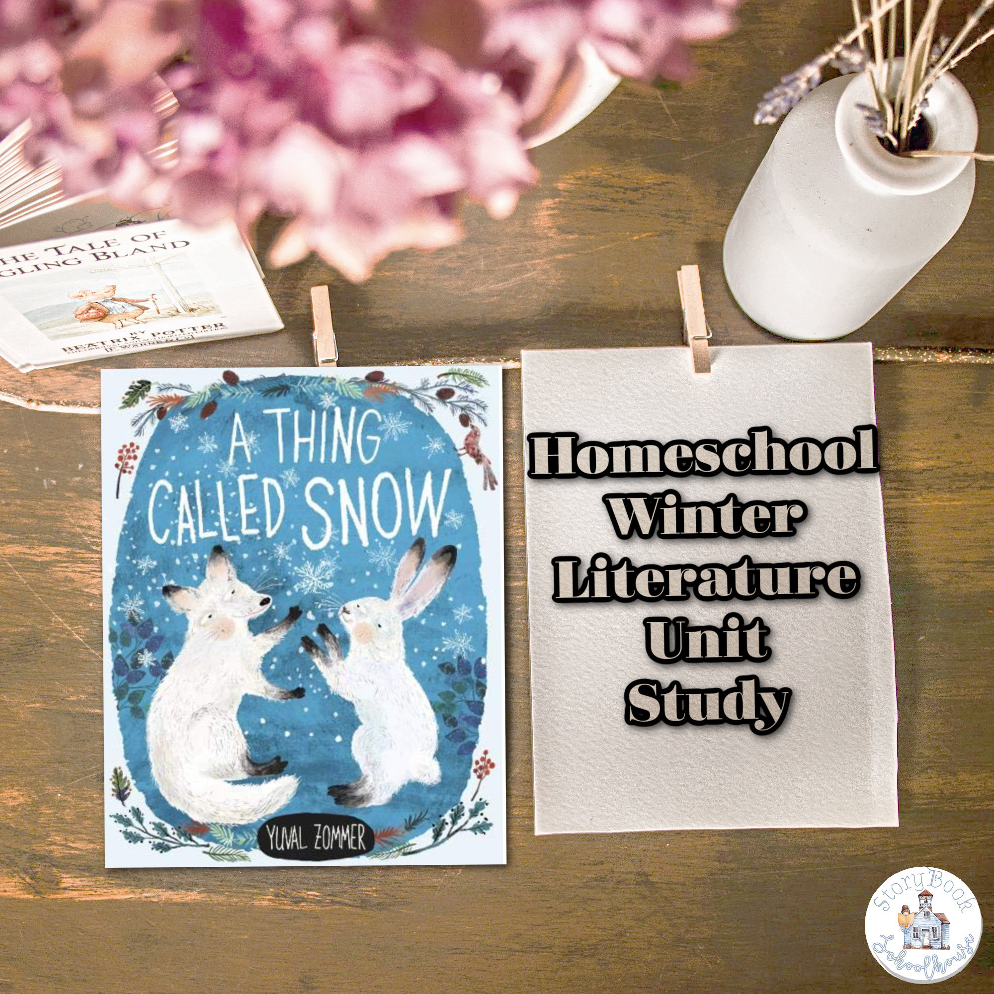 A Thing Called Snow Literature Book Unit Study for Homeschool Charlotte ...
