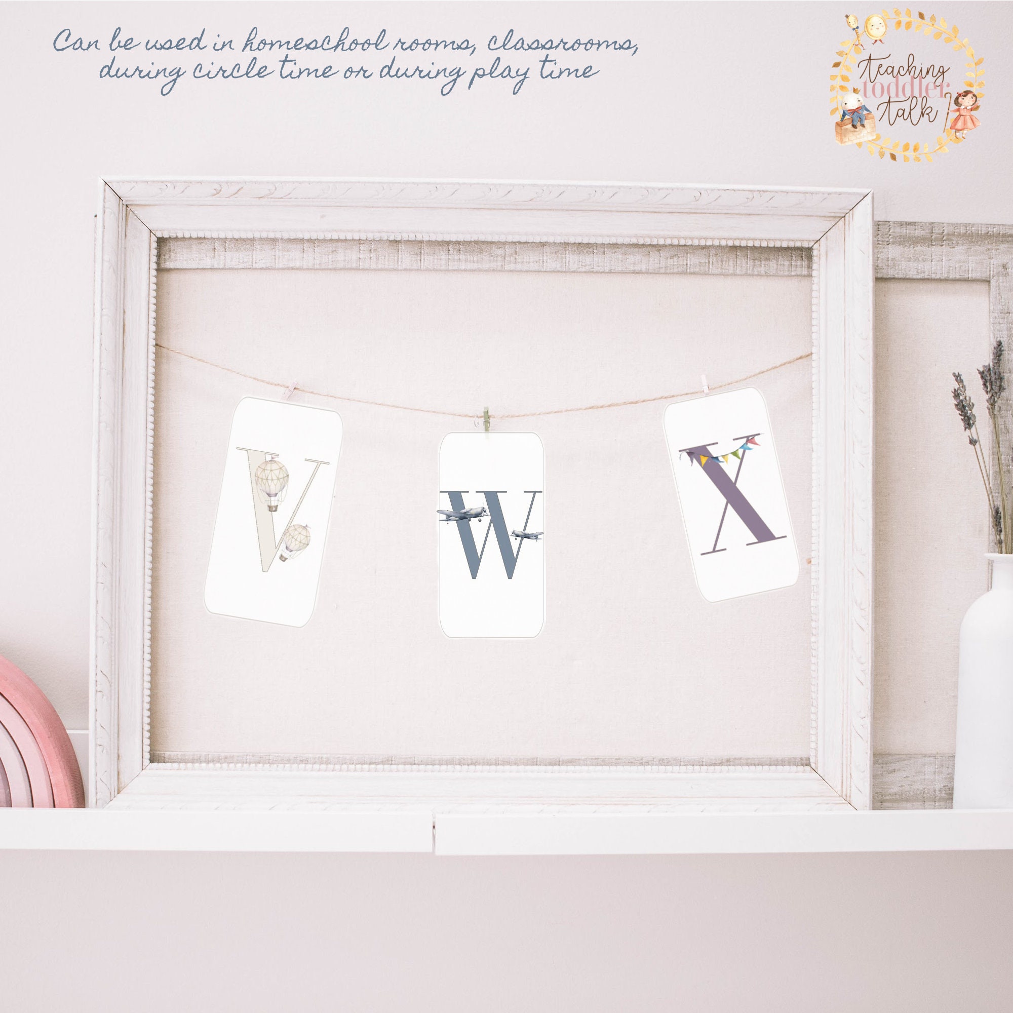 Watercolor Alphabet Cards Printable Things That Fly - Etsy