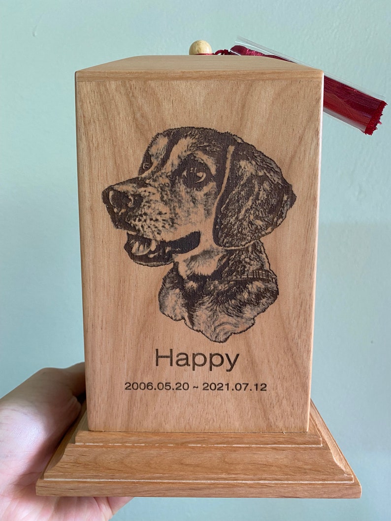 Beaglecustomize Beagle Urn Pet Urn Memorial Keepsake | Etsy