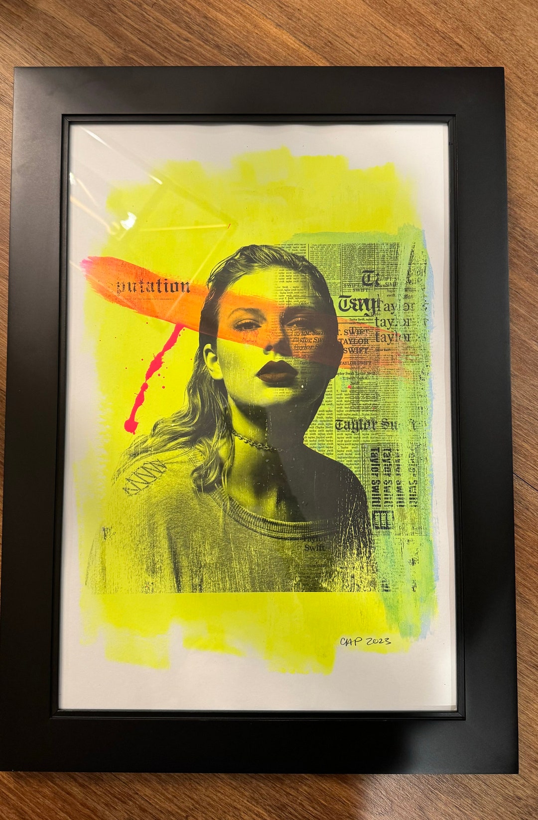 ORIGINAL Taylor Swift REPUTATION Album Cover Art - Etsy