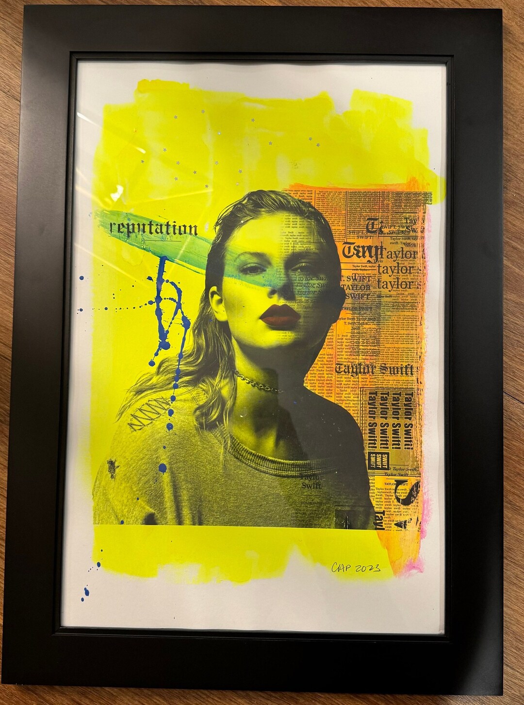 Taylor Swift REPUTATION Album Cover Original Art - Etsy