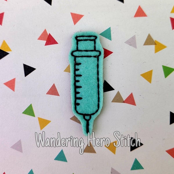 Syringe Embroidery - Etsy