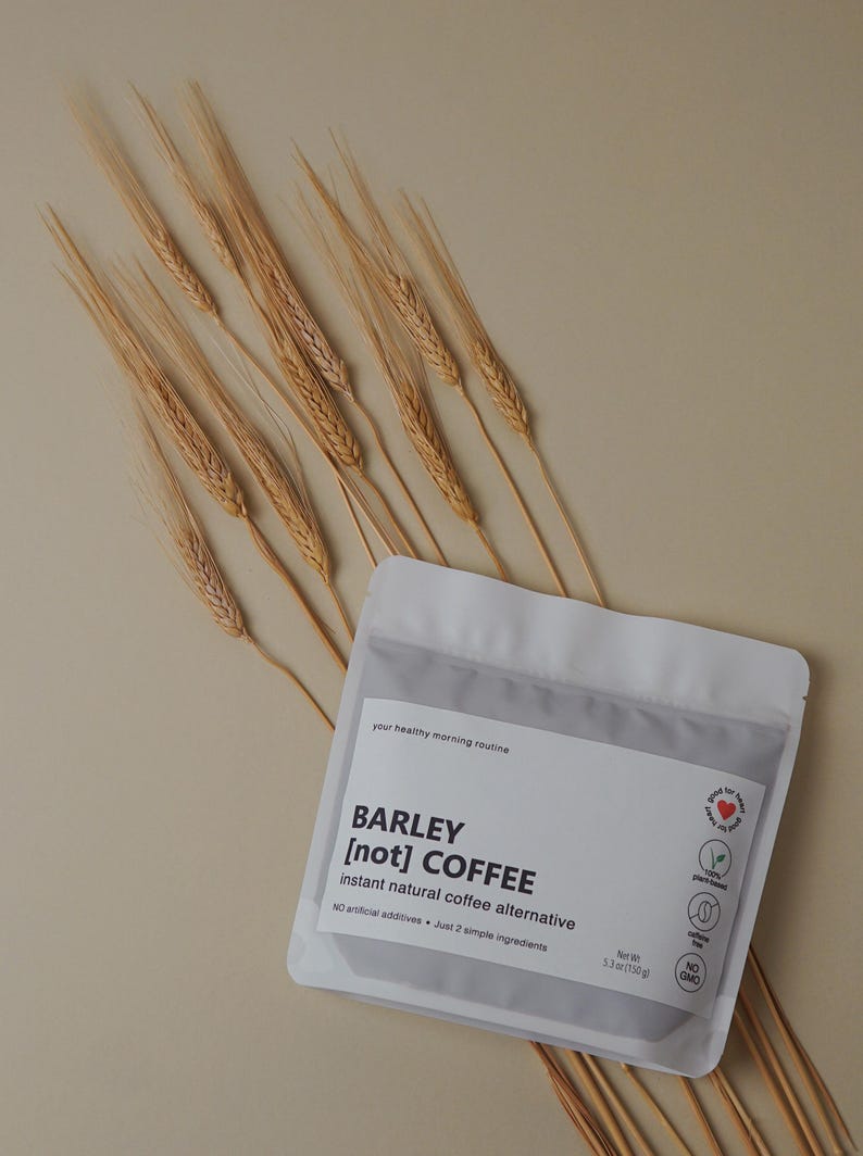 Coffee Alternative. Barley & Chicory – Roasted Herbal Drink From ...