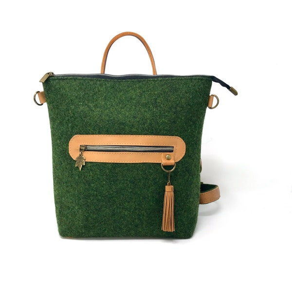 Wool Backpack - Etsy