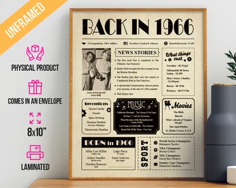 Back in 1966 Poster - Etsy